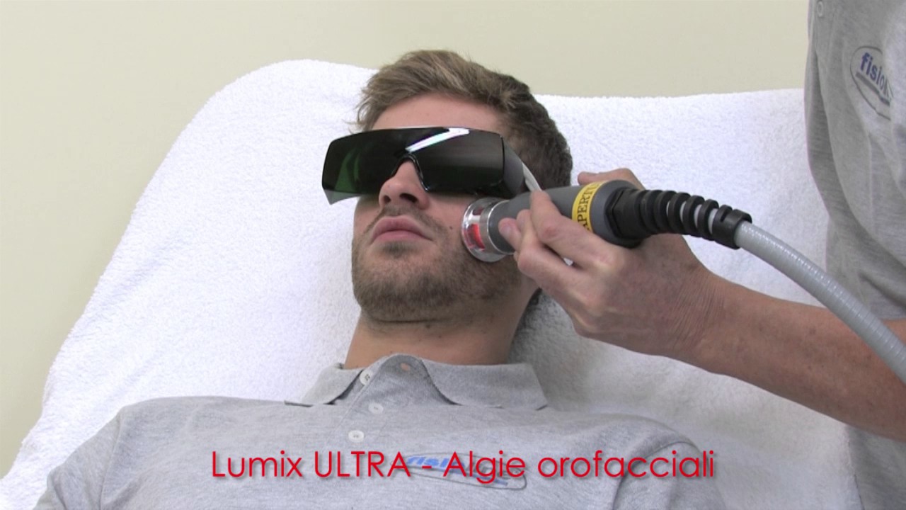 Trattamento laser con Lumix Ultra Fisioline - YouTube