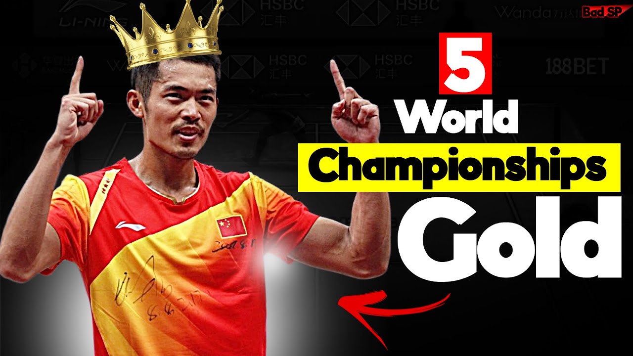 Lin Dan’s 5 Golds & All-Time Records | Badminton World Championships ...
