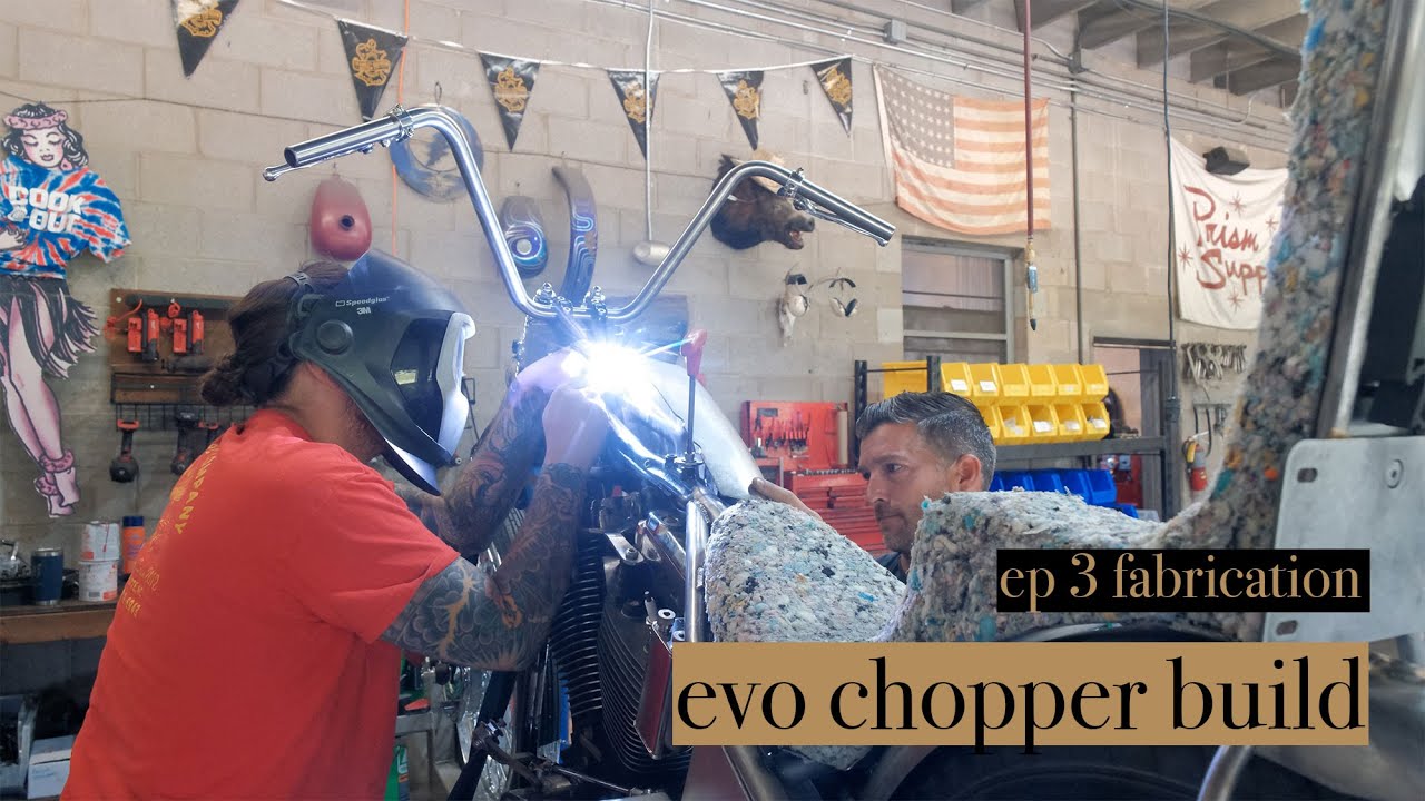 Evo Chopper Build | Ep 3 Fabrication - YouTube