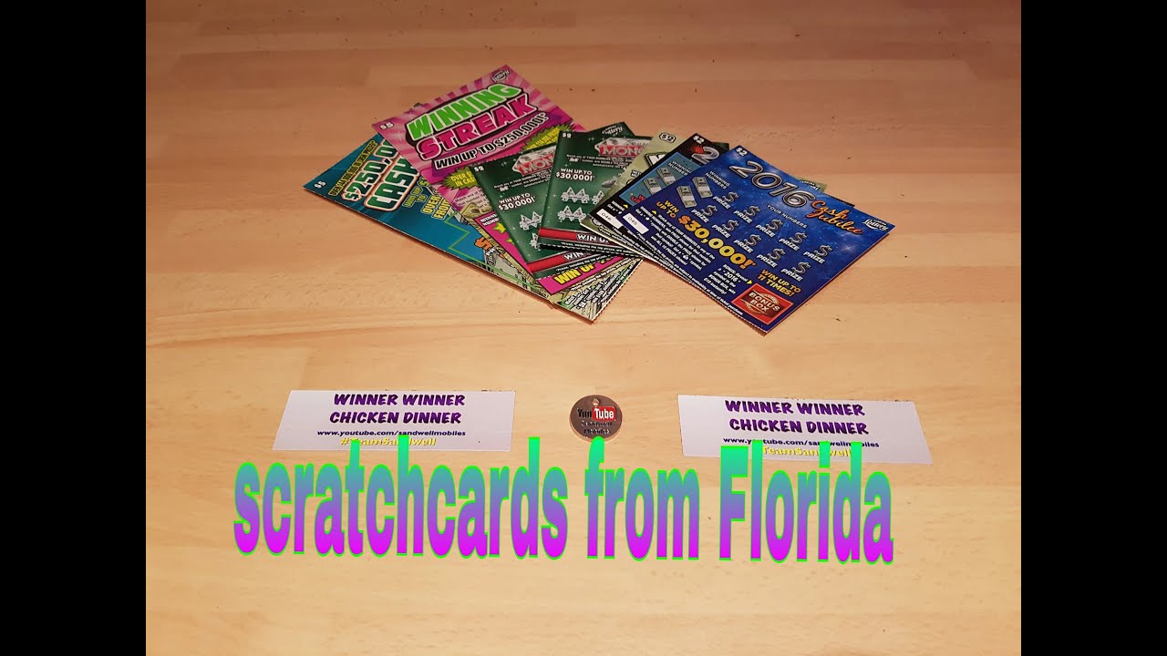 Scratchcards From Florida - YouTube