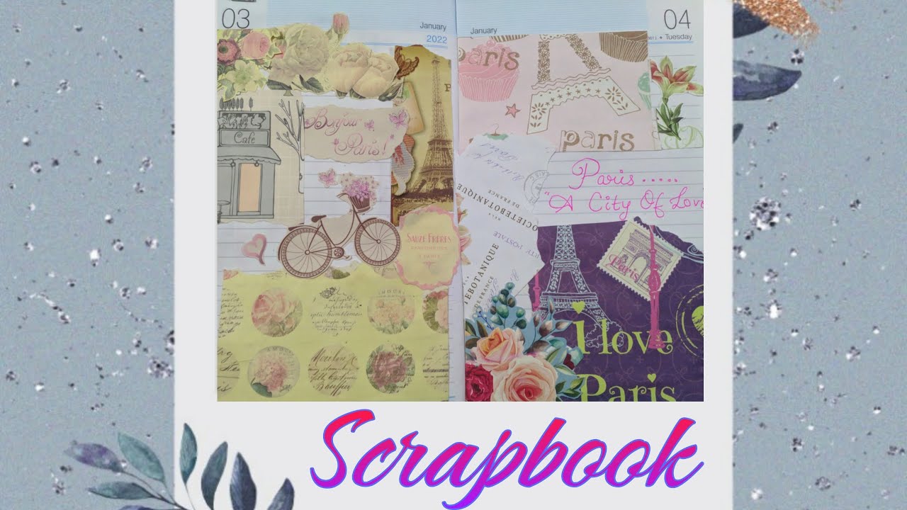 Scrapbook Journal 📙 (Diary) Part 1 #art #scrapbooking - YouTube