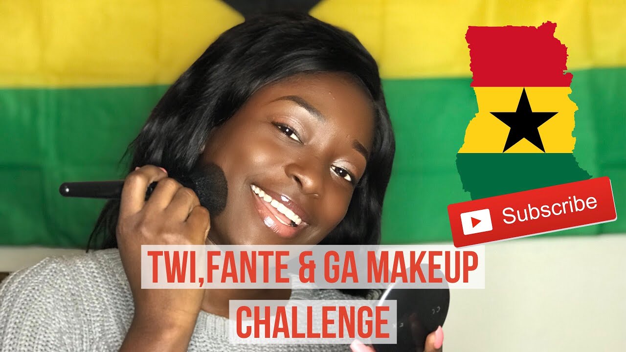 😁Twi, Fante & Ga Makeup Challenge | Ghanaian YouTuber | Erabyna - YouTube