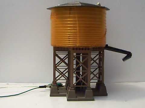 LIONEL #30 OPERATING WATER TOWER DEMO - FOR SALE ON EBAY - YouTube