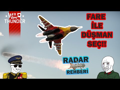 İstediğin Düşmana Kilitlen🔥!!En Detaylı RADAR REHBER Videosu !!  War Thunder Türkçe Rehber/Oynanış