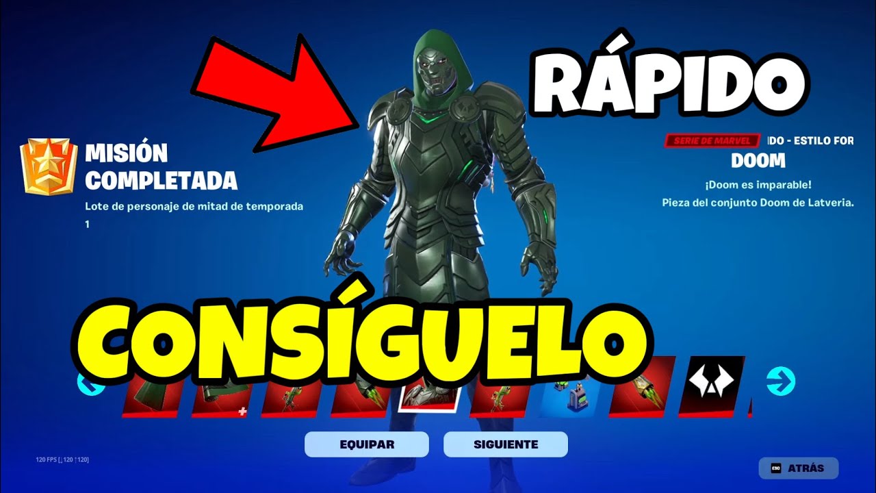 *NUEVO* COMO CONSEGUIR LA SKIN DE DOOM en FORTNITE! GUÍA PARA COMPLETAR ...