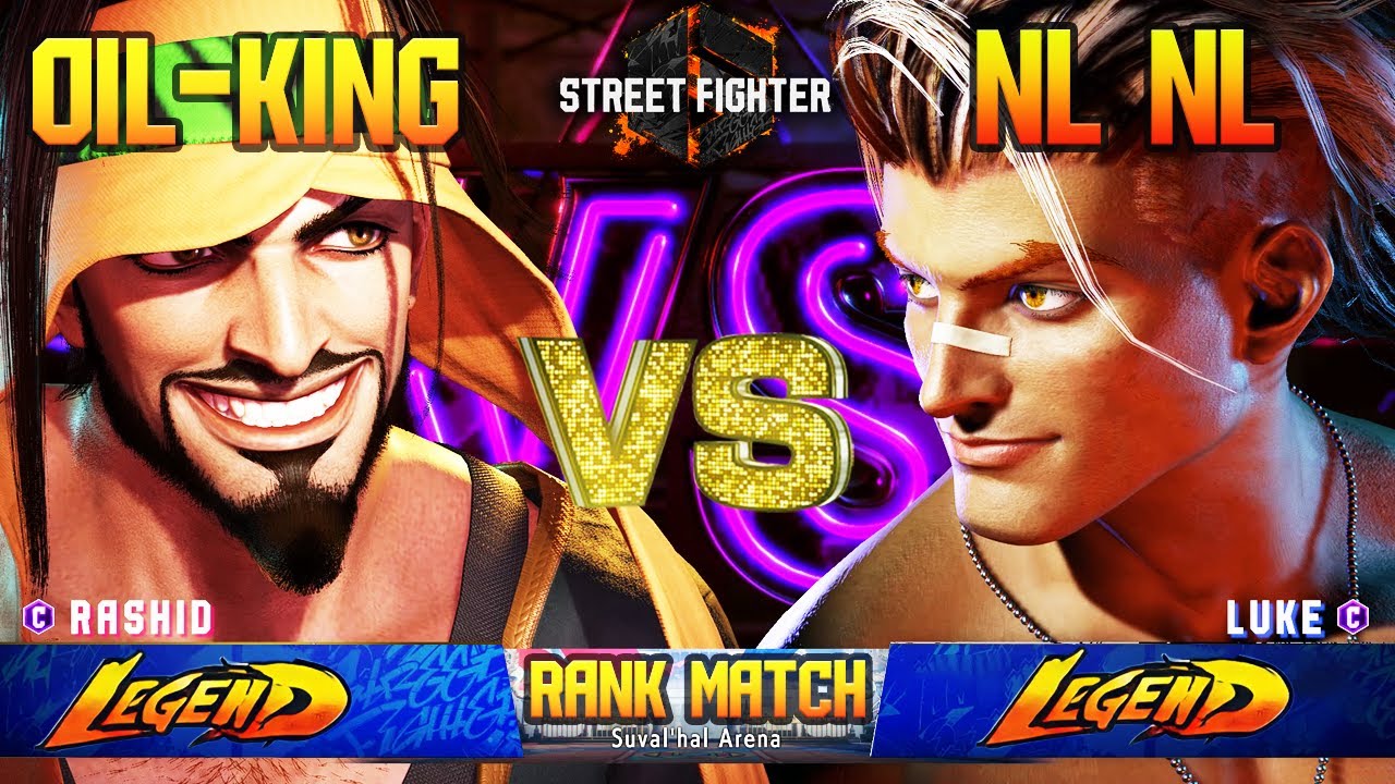 SF6🔥Oilking (RASHID) World No.1 Vs NLNL (LUKE) Great & Dangerous ...