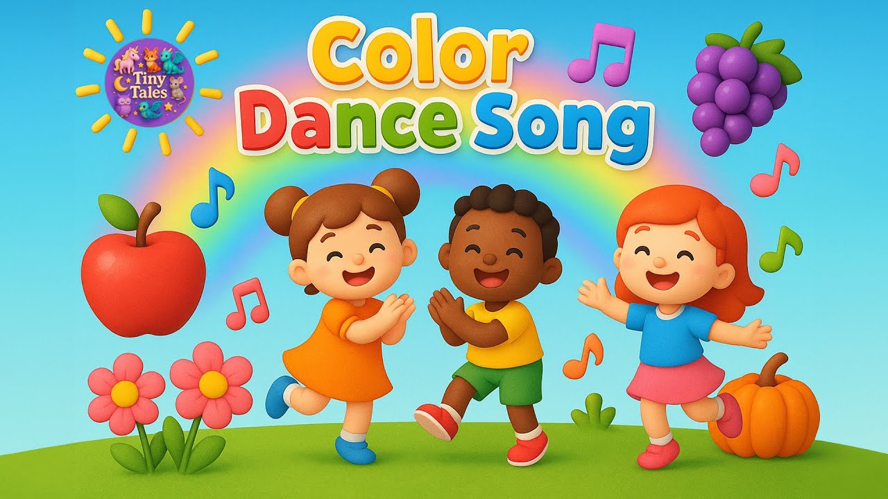 Sing the Color Song! 🟥🟦🟨 | Fun Dance for Toddlers & Preschool - YouTube