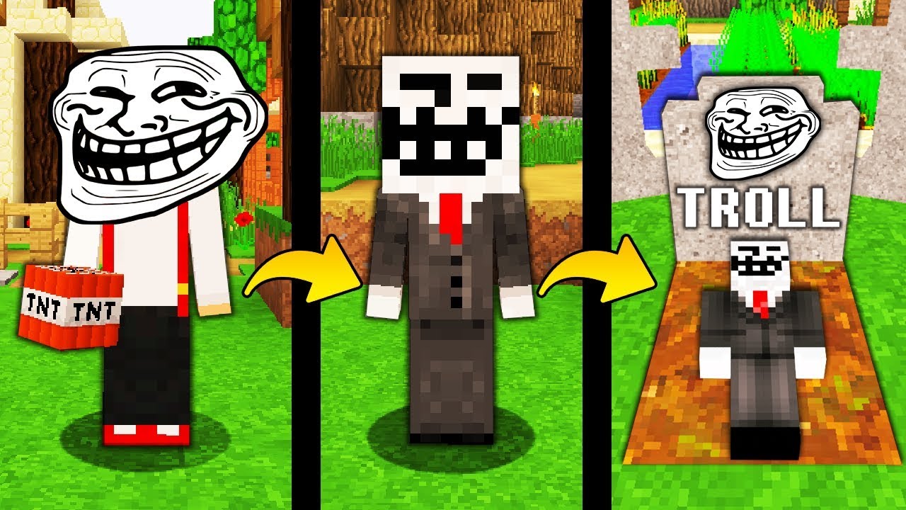 JAK TROLLOWAĆ TROLLA W MINECRAFT! || MINECRAFT TROLL! - YouTube