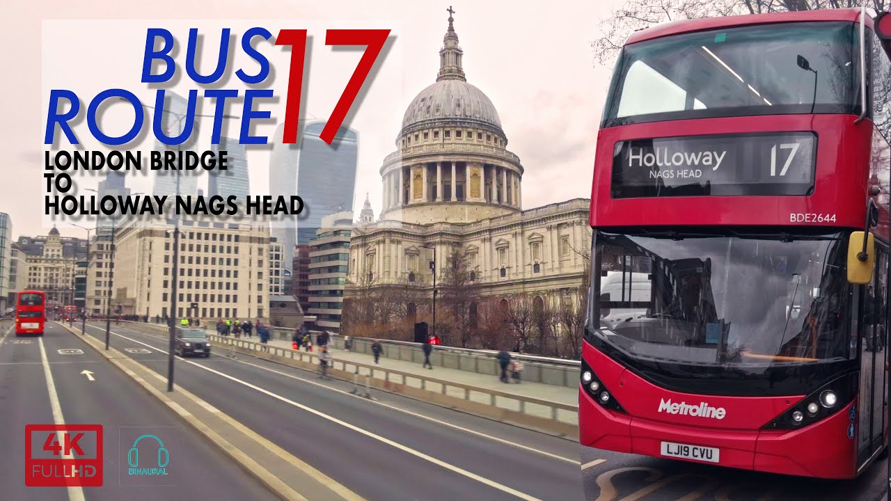 🇬🇧 Riding Through Time: London's Route 17 - YouTube