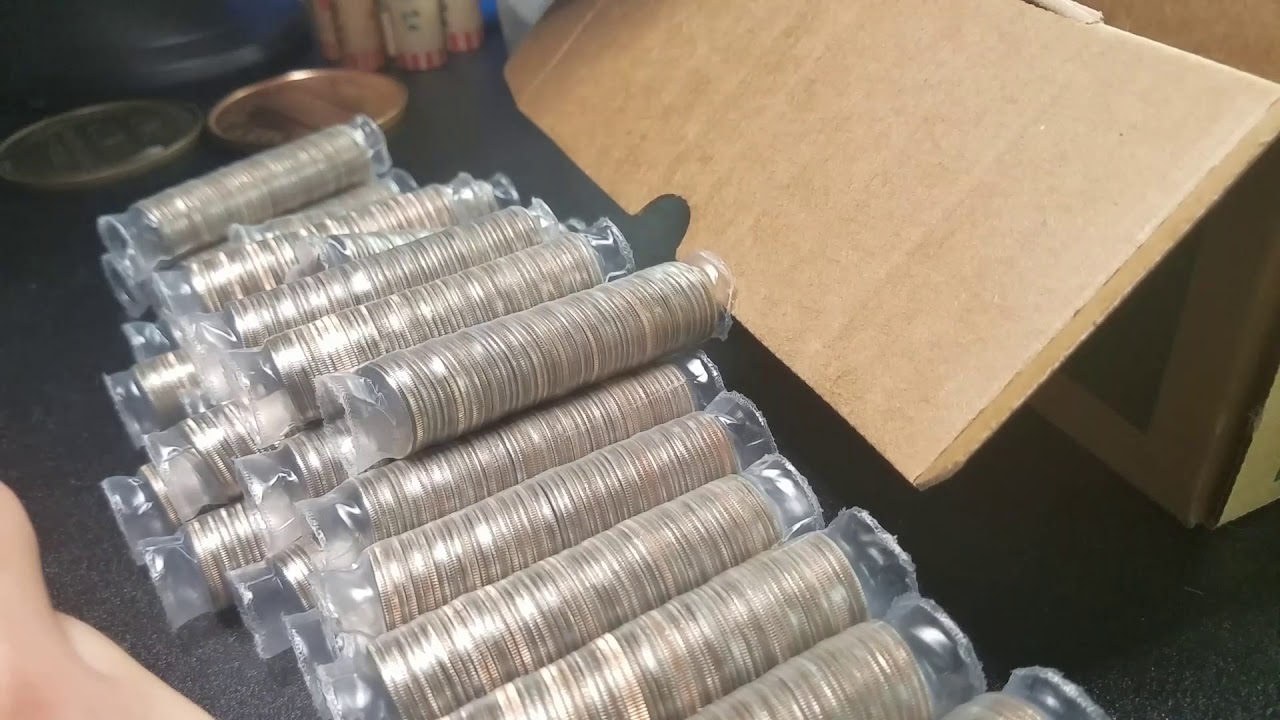 2013 BOX OF DIMES + OLD JEFFERSONS! -Coin Roll Hunting- - YouTube