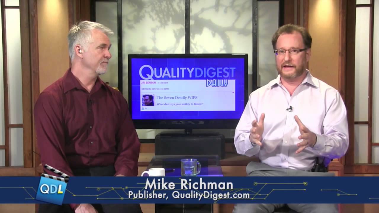 Quality Digest LIVE - April 10th, 2015 - YouTube