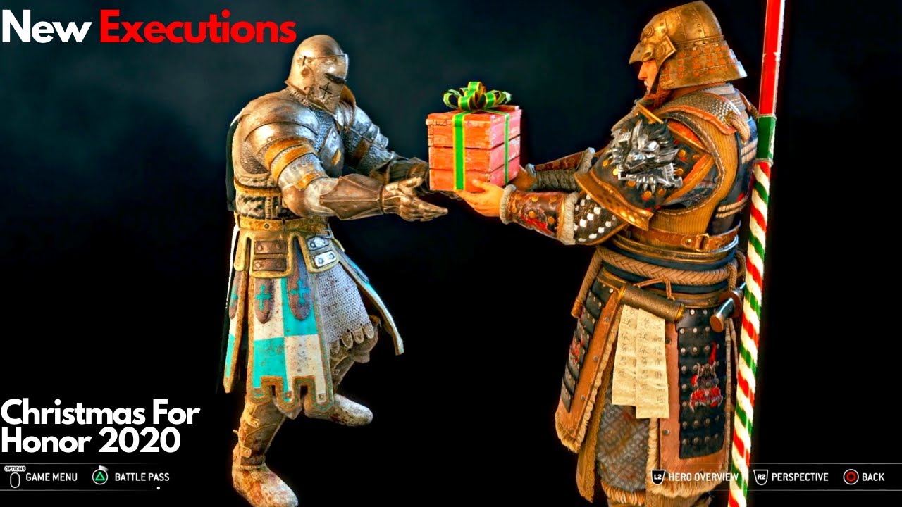 Christmas Update Event New Executions For Honor Santa Hat - YouTube