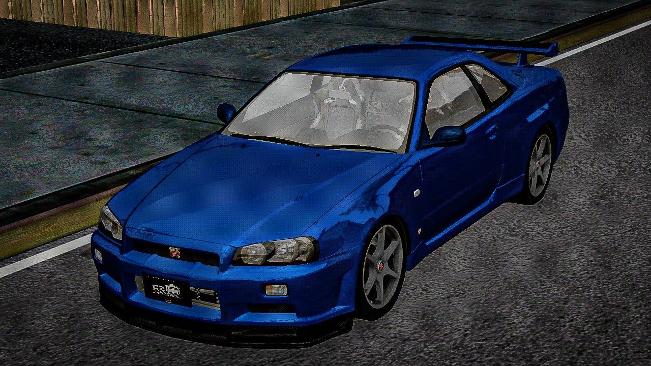 แจก! Mod GTR R34 M-SPEC เดิมๆตัวรถเก็บงานละเอียด💙 - YouTube