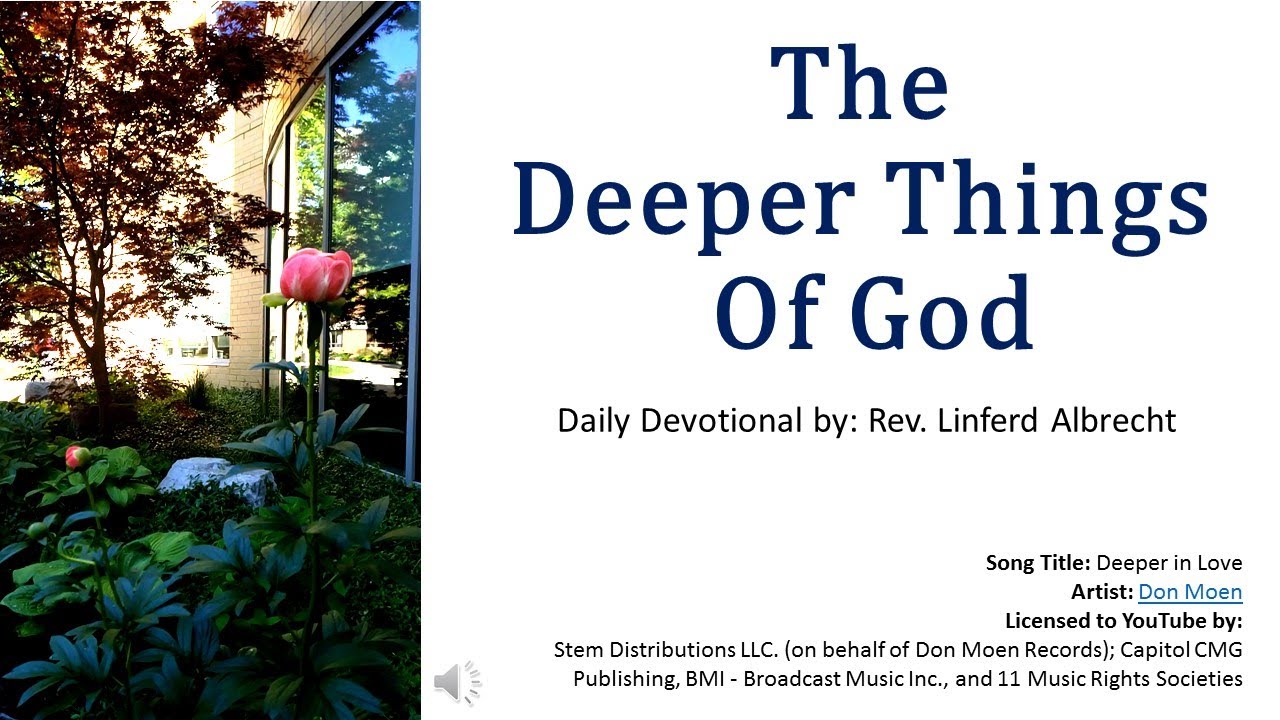 Deeper In The Things of God - YouTube