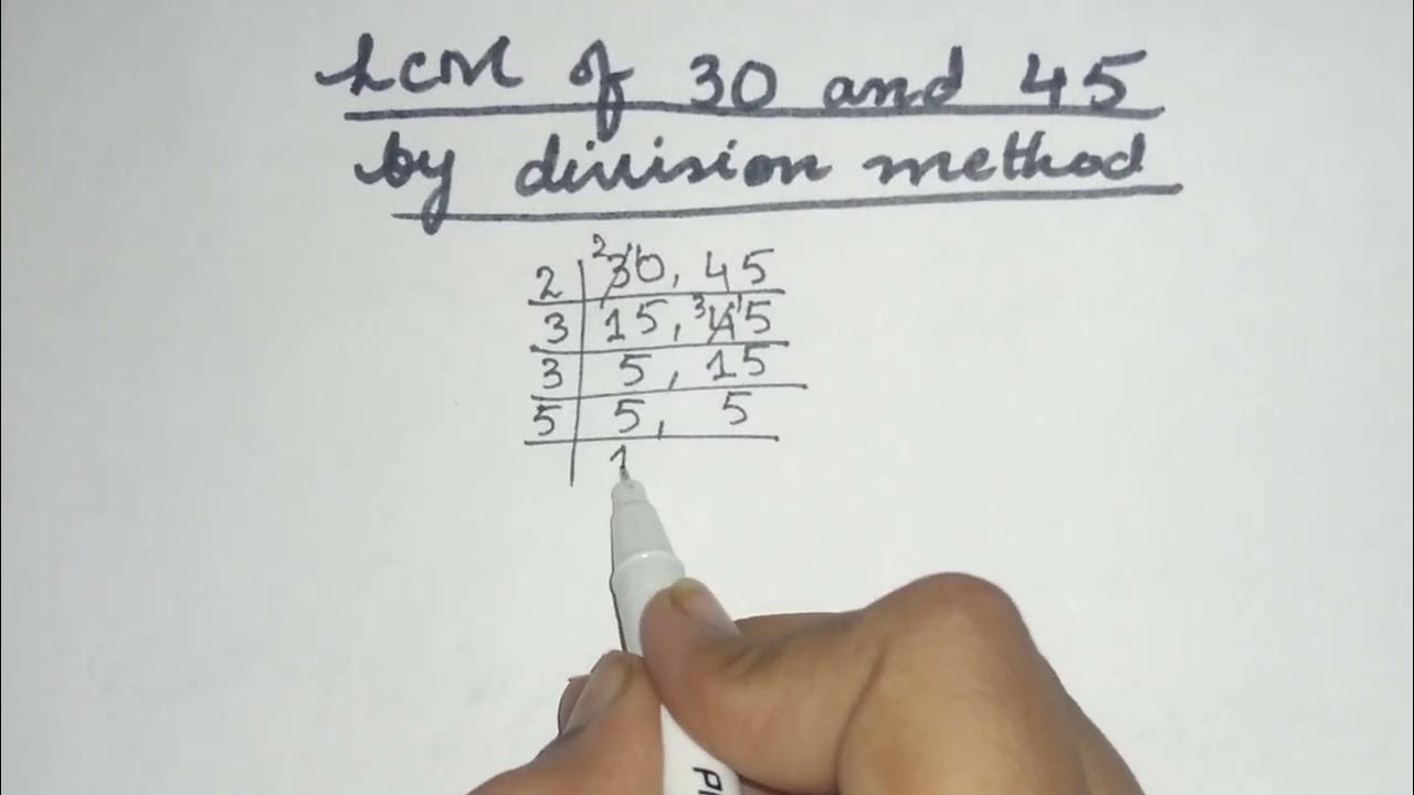 LCM By Division Method LCM Of 30 And 45 By Division Method In lcm-by-division-method-lcm-of-30-and-45-by-division-method-in