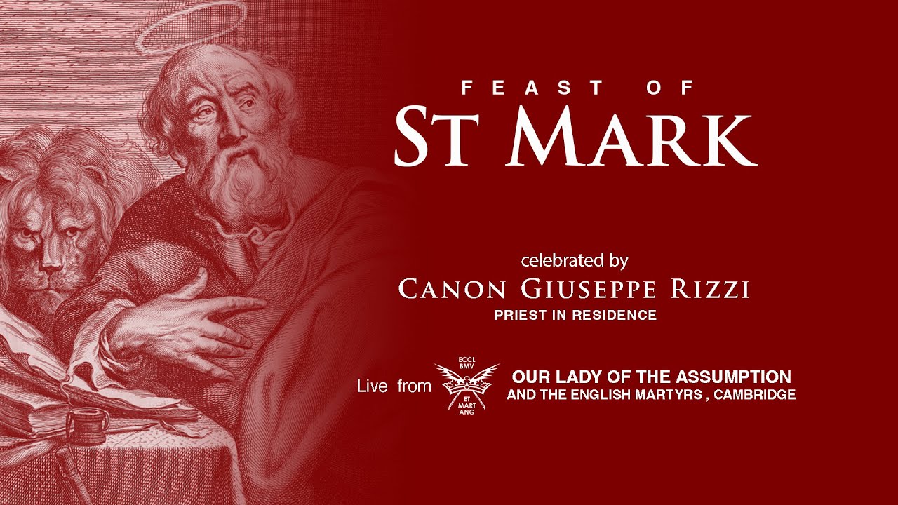 Solemnity of Saint Mark the Evangelist - April 25 - YouTube
