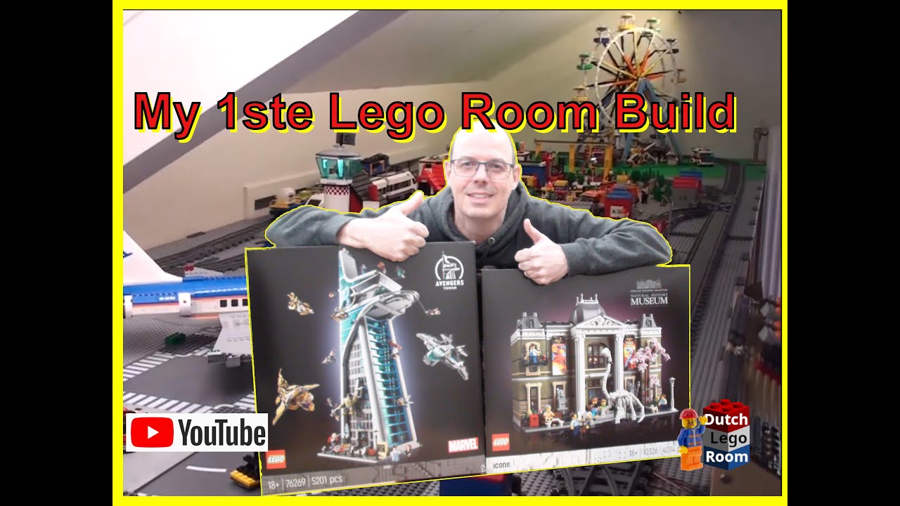 Tour of My 1ste awesome Lego Room! / Bekijk Mijn 1ste Lego Kamer die ik ...