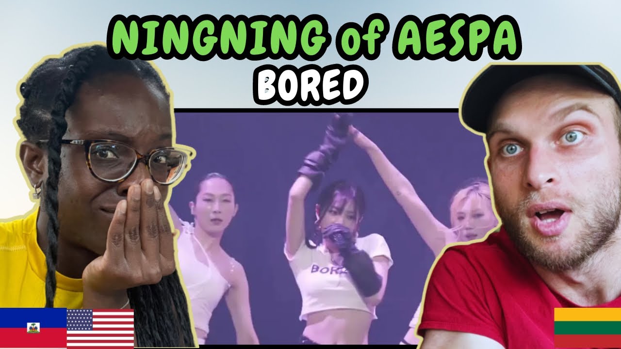 REACTION TO NINGNING of aespa (에스파) - BORED (Solo stage at 2024 aespa ...
