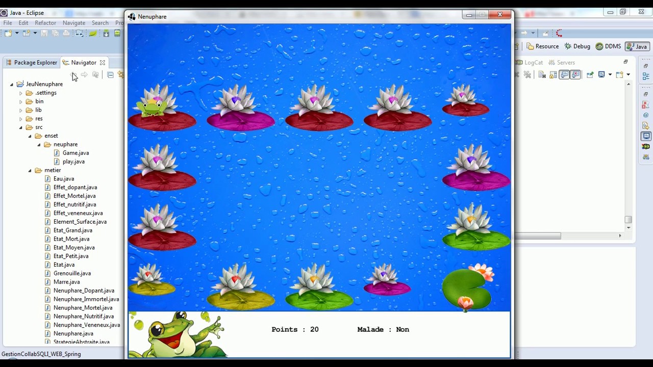 Jeu Nenuphare - Java Slick2D framework - YouTube