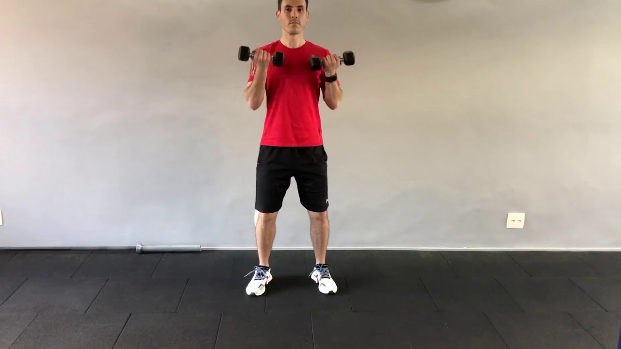 Rosca bíceps com halter - YouTube