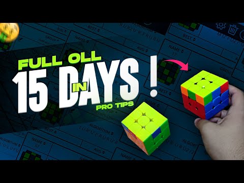 Learn Full Oll In 15 Days🔥 (pro Tips)||how To Learn 57 Algorithms Of 
