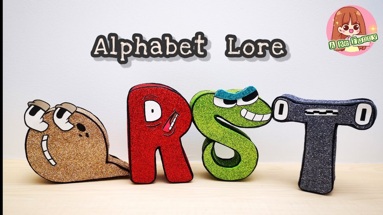 Paper Alphabet Lore Q R S T 😘 art drawings Transformation Paper Craft ...