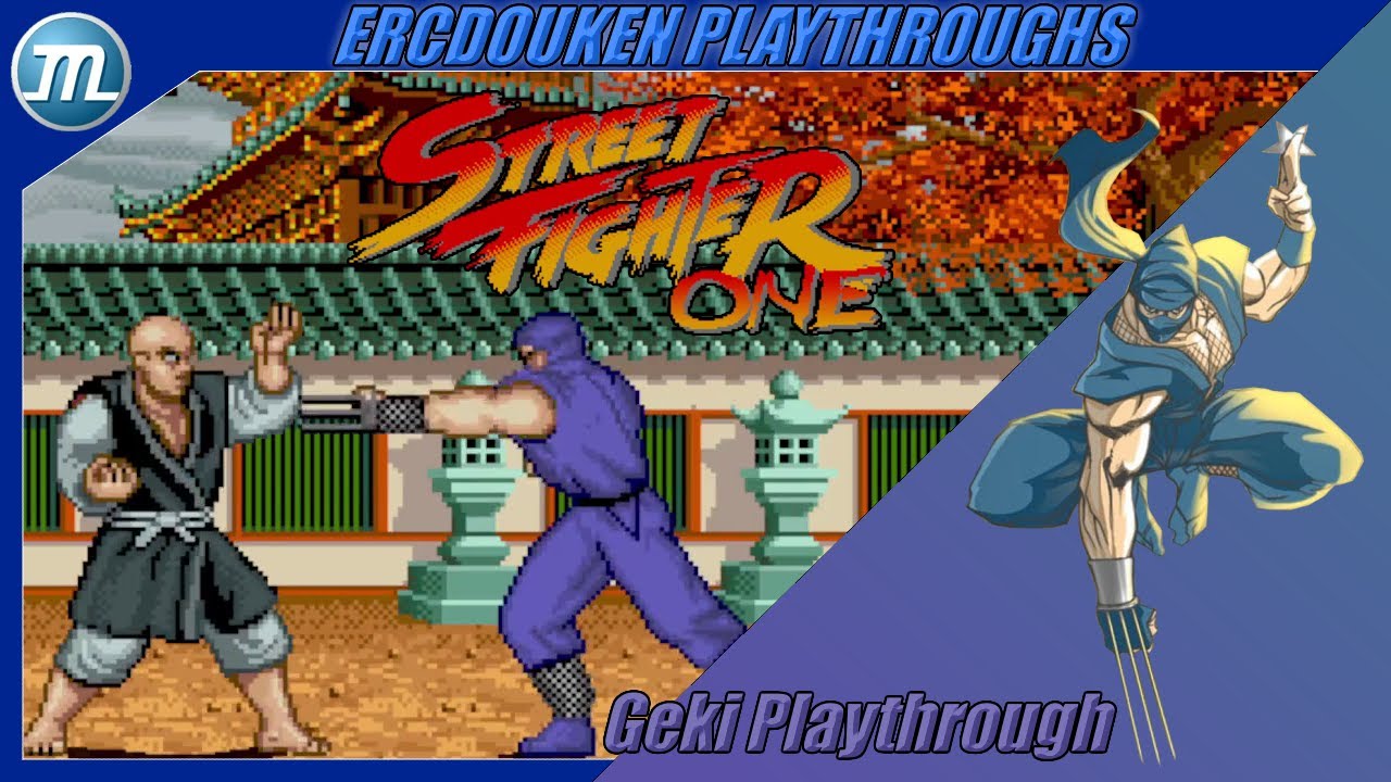 Street Fighter One (PC/MUGEN) - Geki Playthrough - YouTube