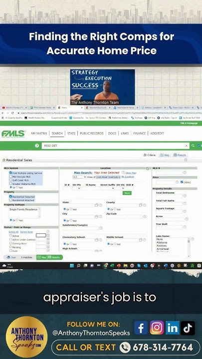 Finding the Right Comps for Accurate Home Price - YouTube