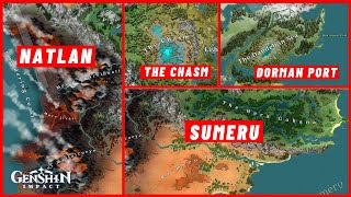 Teyvat Full Map Genshin Impact Map Official For Android Download