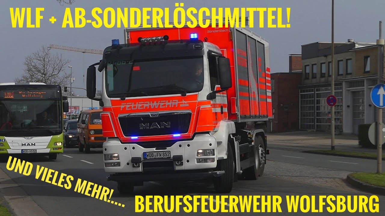 [WLF + AB-Sonderlöschmittel] ELW1+ HLF1+ HLF2+ WLF+ DLK und RTWs ...