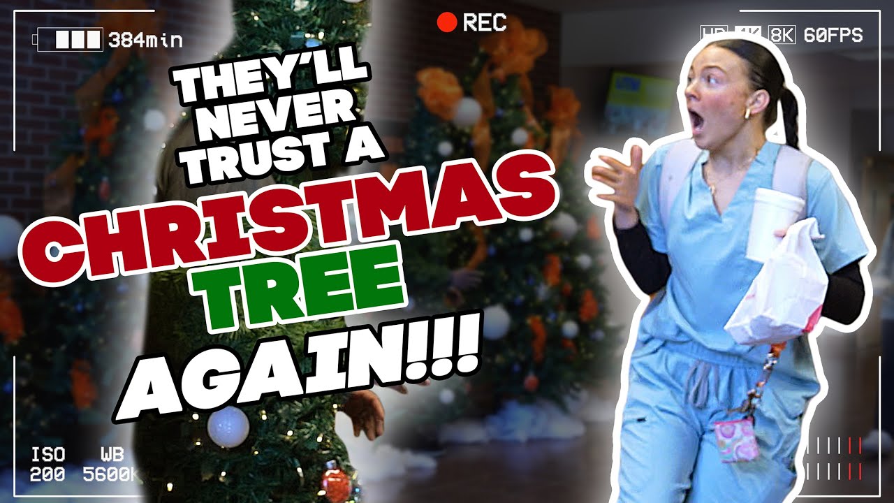 Christmas Tree Scare Prank - YouTube