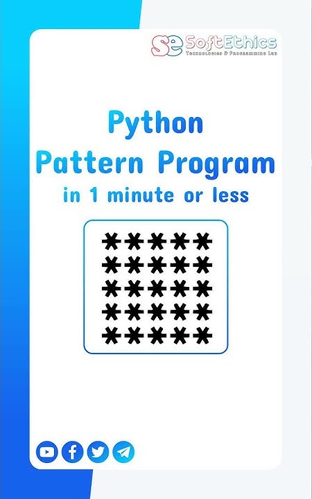 Pattern Program In Python Learn To Code In Less Than A Minute Shorts Python Patternshorts 