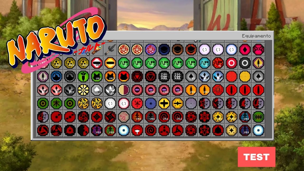 NARUTO CUBE V0.2.1 - MINECRAFT BEDROCK EDITION 1.20 - NARUTO ADDON ...