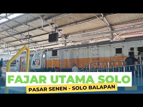 Kereta Api Fajar Utama Solo di Stasiun Yogyakarta | Hunting Kereta #4 ...