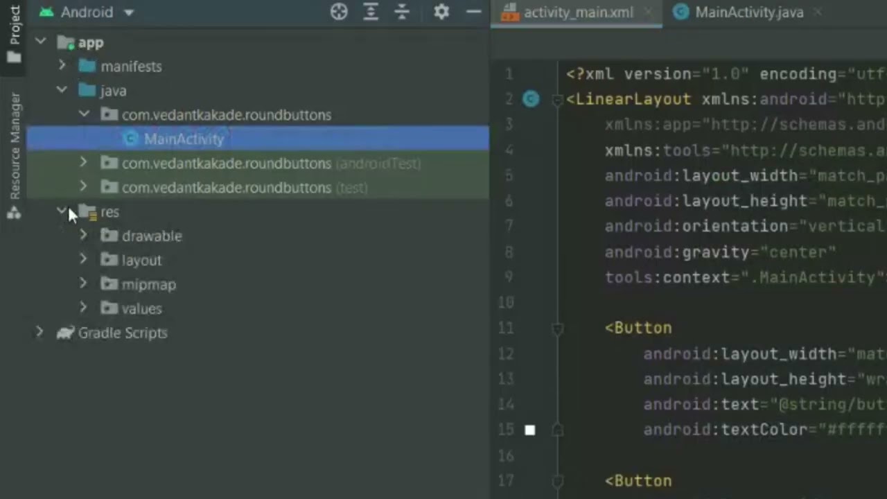 Android Studio How To Create Round Button In Android Studio BYOA Android Studio How To Create Round Button In Android Studio BYOA