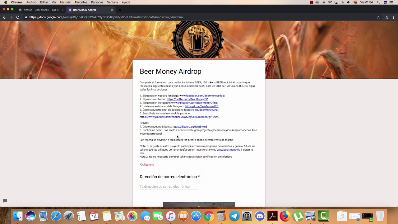 Airdrop Beer Money Gana 100 a 120 Tokens Gratis - YouTube