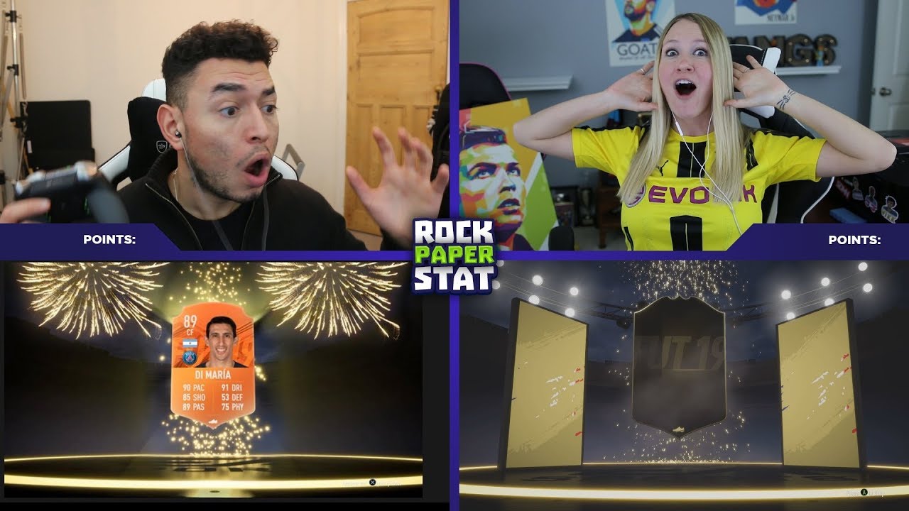 THAT WAS BRUTAL 😩 HUGE DISCARD IN ROCK PAPER STAT vs Fangs (FIFA 19 ...