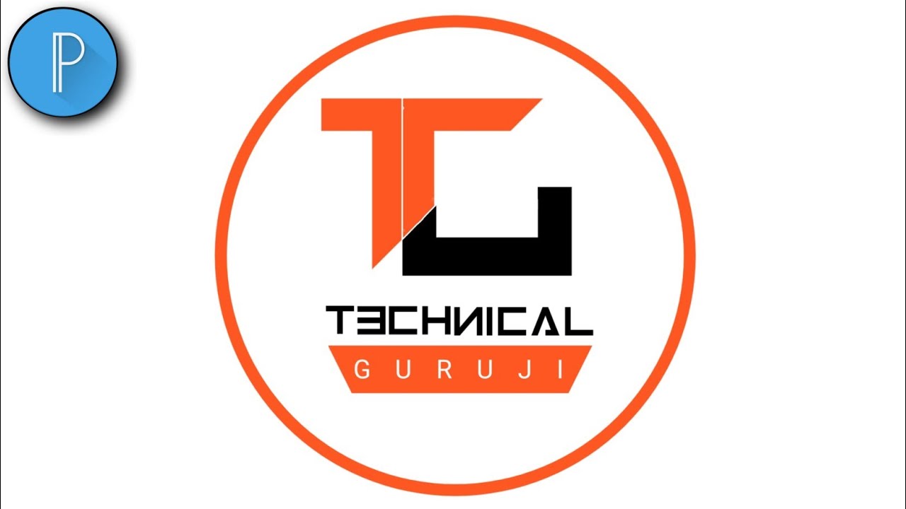 How To Make Logo For YouTube Channel || Like Technical Guruji || In ...