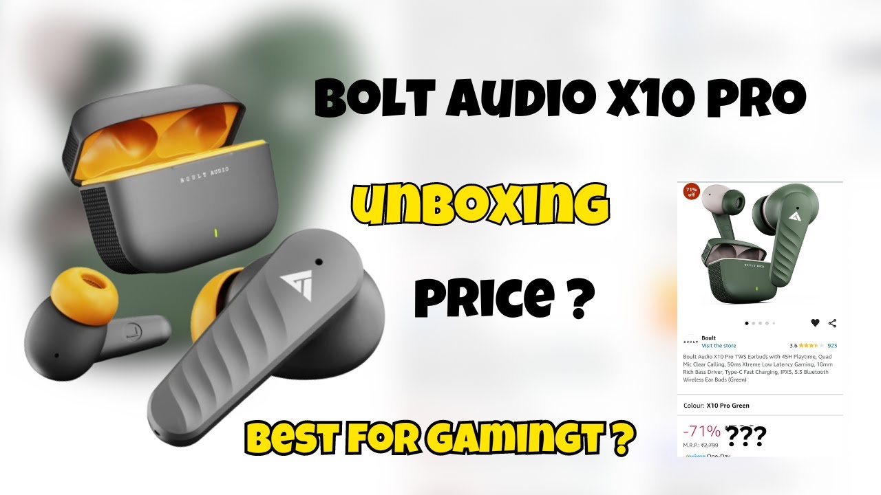 Boult Audio X10 Pro TWS Earbuds Unboxing - YouTube