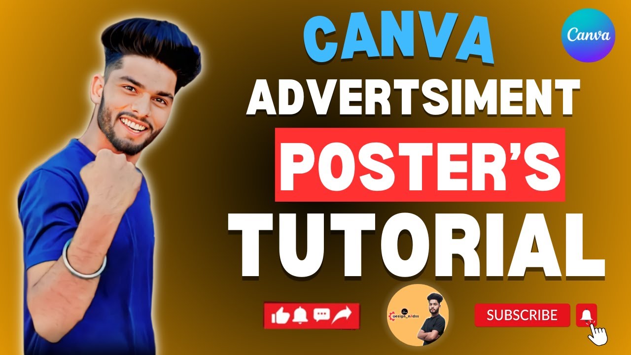 HOW TO EDIT ADVERTISMENT POSTER IN CANVA @canva @Canvatutorial809 ...
