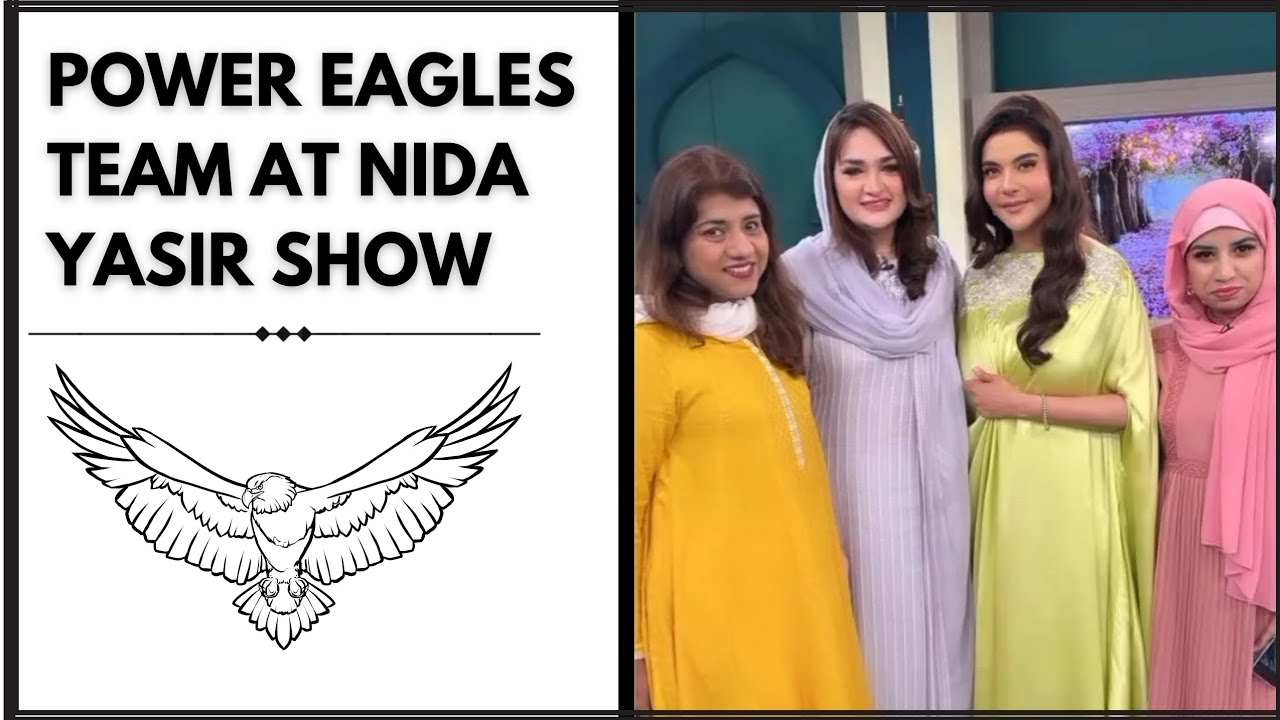 Power Eagles Team at Nida Yasir Show 🦅|Power Eagles|Beenish abubakar|Ary digital|Flp#powereagles ...