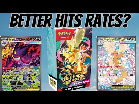 Does Ascended Heroes Booster Bundles Have Better Hit Rate??( OPENING!) 
