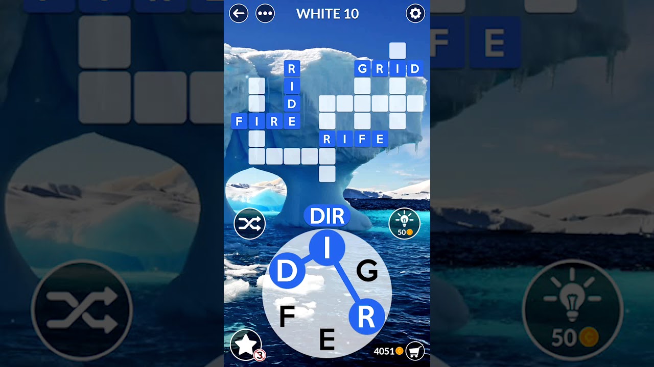 Wordscapes White 10 | Wordscapes Answers - YouTube
