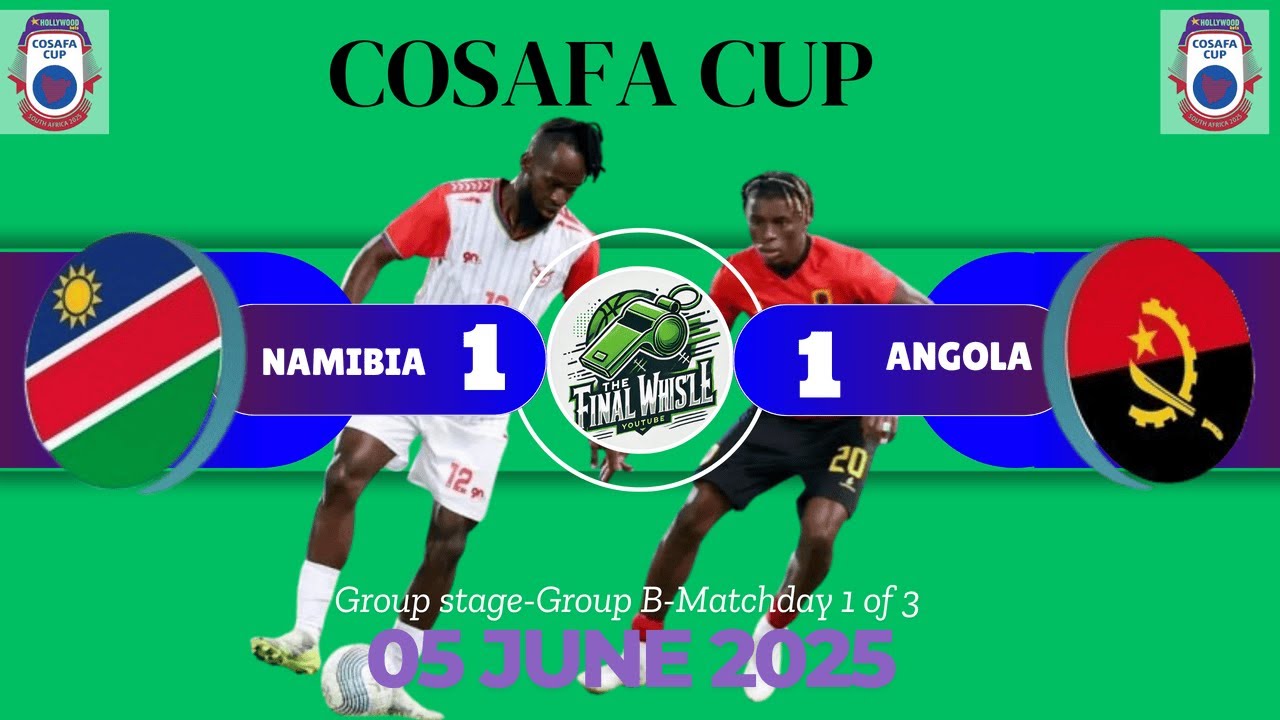 Namibia vs Angola | COSAFA Cup 2025 – Full Match Story | The Final ...