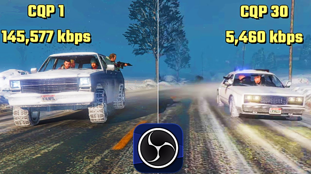 CQP 1 vs CQP 30 - Test OBS Nvidia NVENC - YouTube