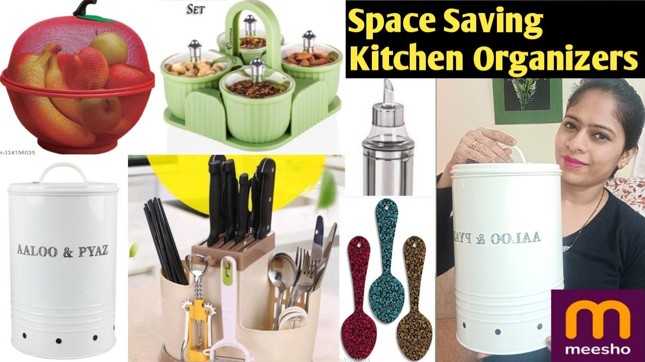 Meesho 7 Smart Kitchen Products for Organized kitchen👉Space Saving ...