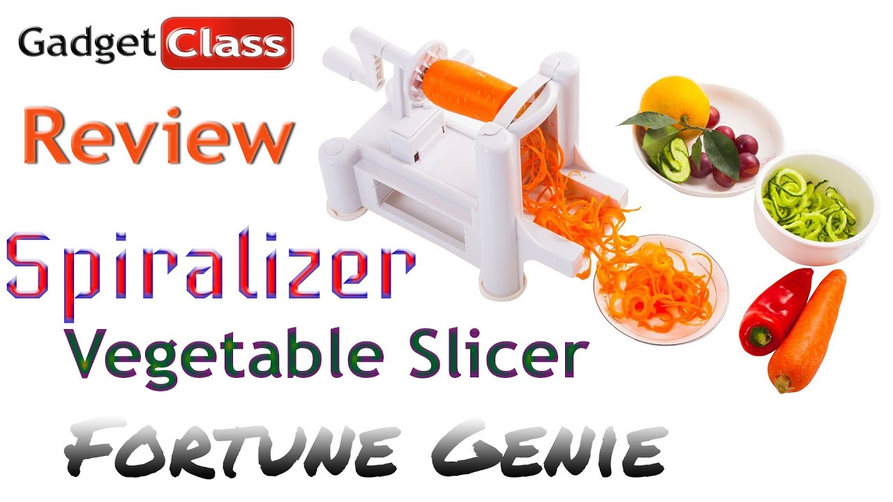 (:Review:) Fortune Genie Spiralizer Vegetable Slicer ~Makes Great ...