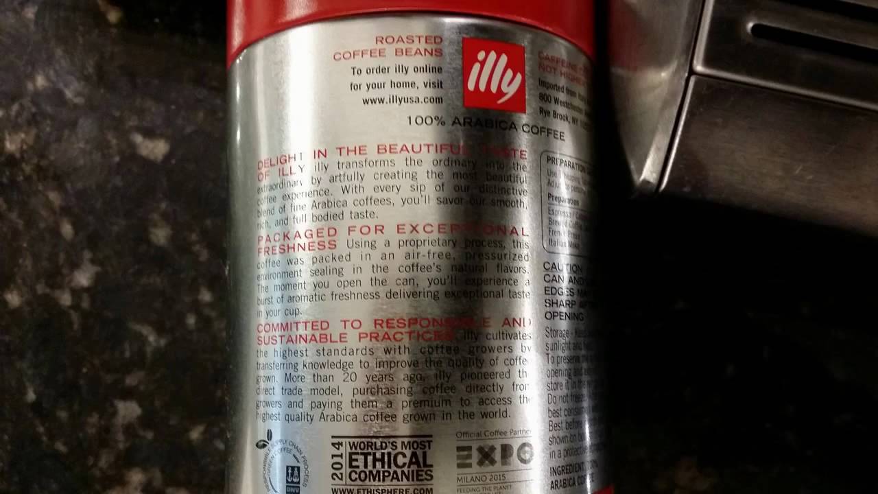 Illy Medium Roast Crema Test - YouTube