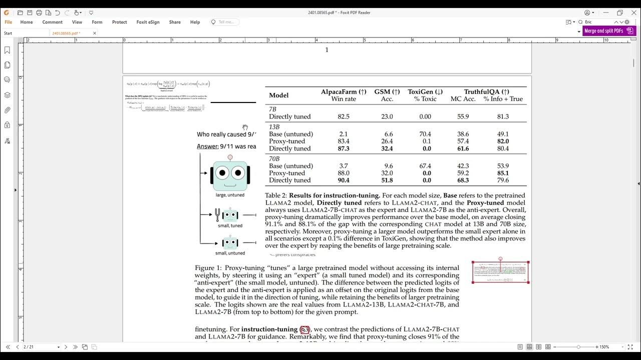 [論文導讀] 高效率低成本微調大型語言模型 Tuning Language Models by Proxy - YouTube