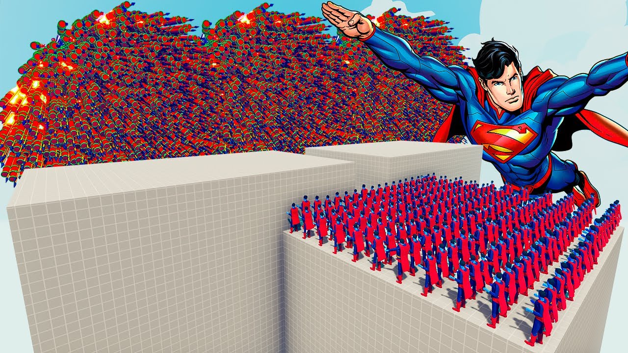 200x SUPERMAN + 1x GIANT vs EVERY GOD - Totally Accurate Battle ...